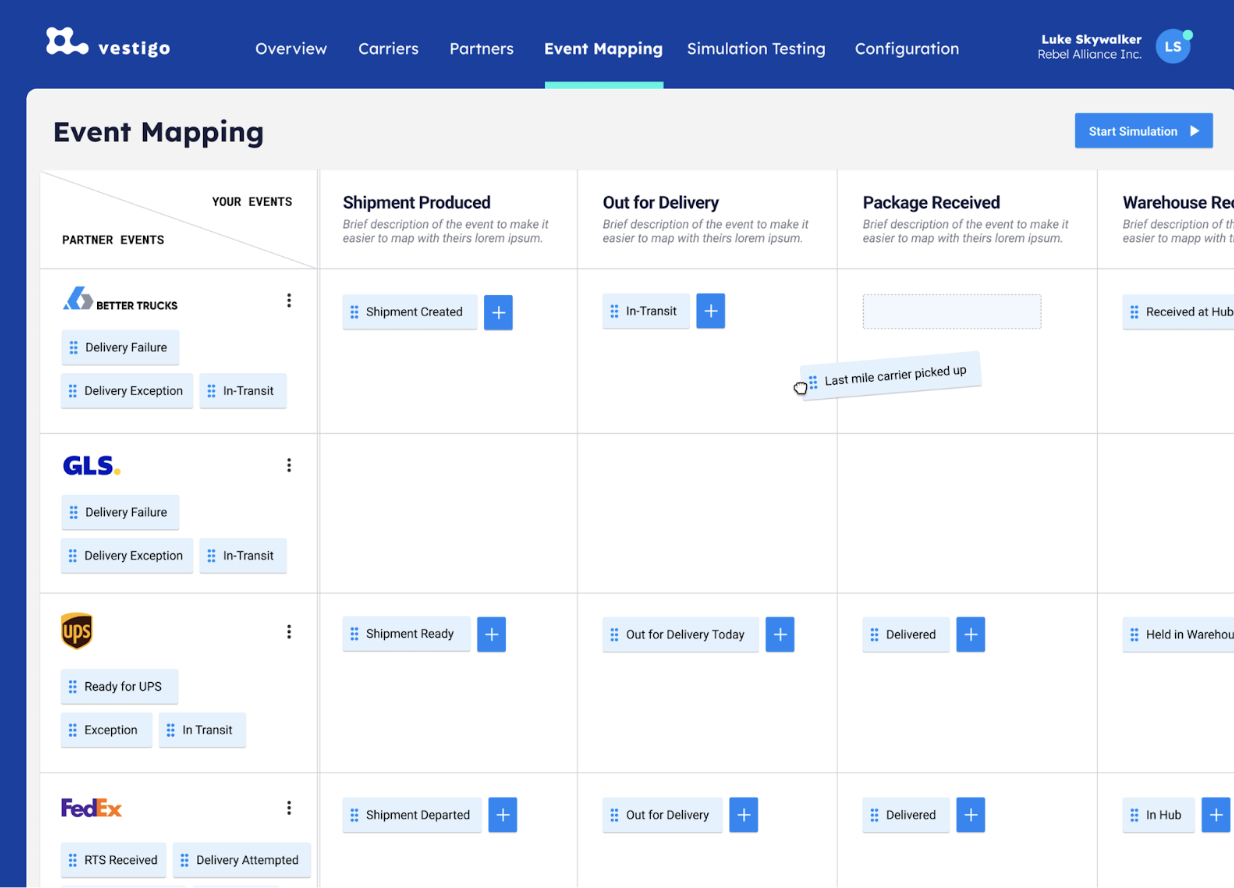 Better Trucks | Introducing Vestigo: Modern, No-code Parcel Tracking